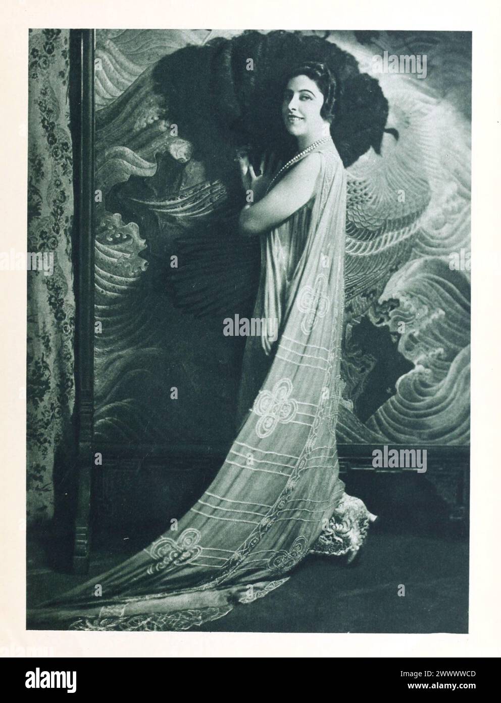 Portrait of Geraldine Farrar. Vintage Photoplay Magazine photograph ...