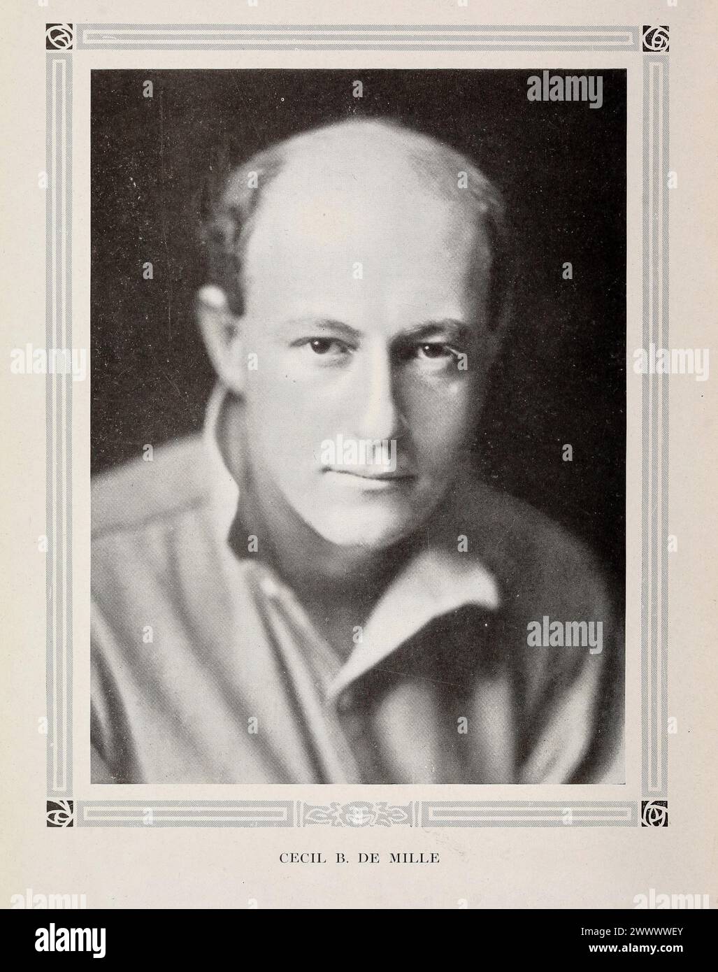 Portrait of Cecil B. de Mille. Vintage Photoplay Magazine photograph ...