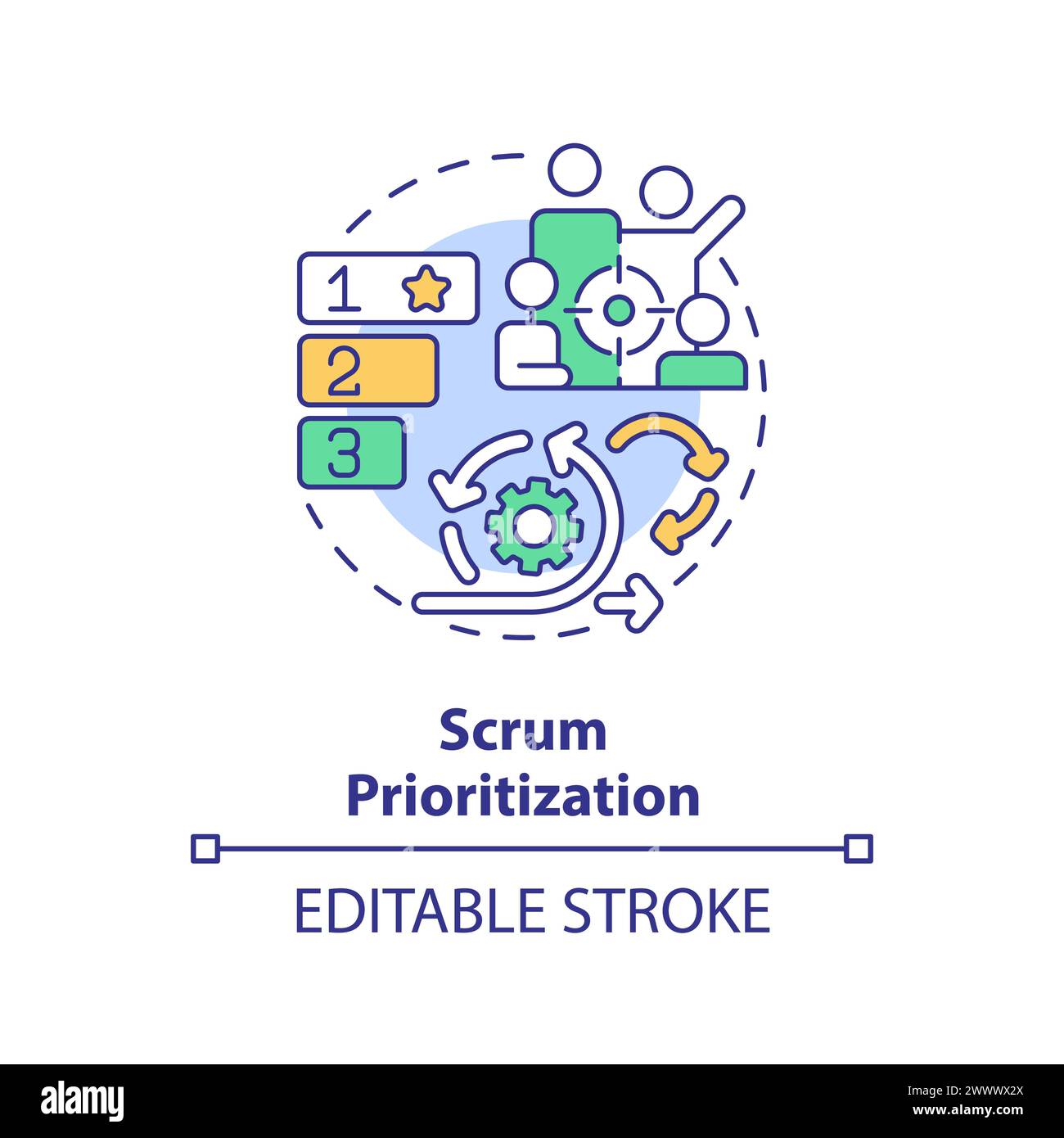 Scrum prioritization hi-res stock photography and images - Alamy