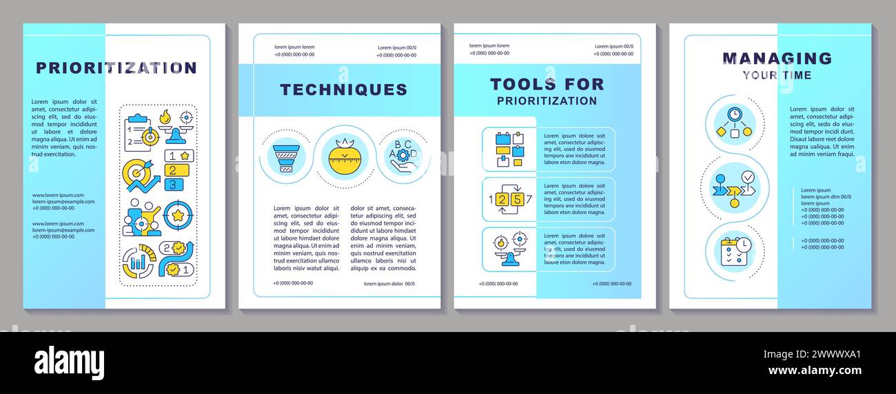 Prioritization framework Stock Vector Images - Alamy