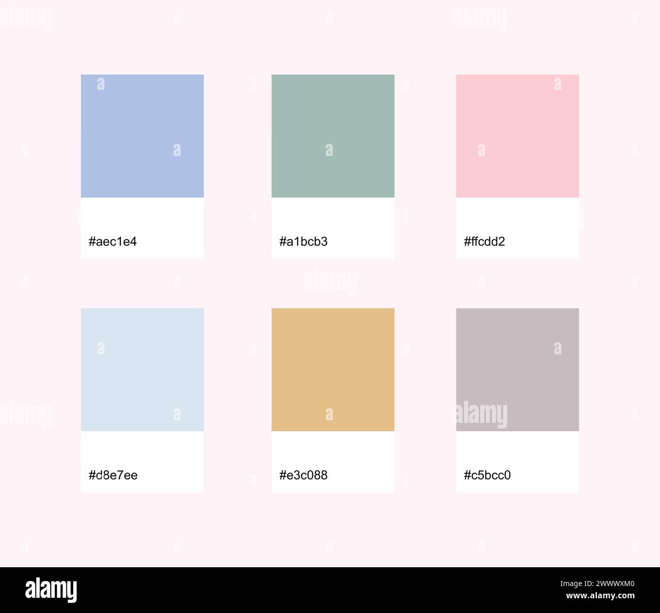 Spring pastel Stock Vector Images - Alamy