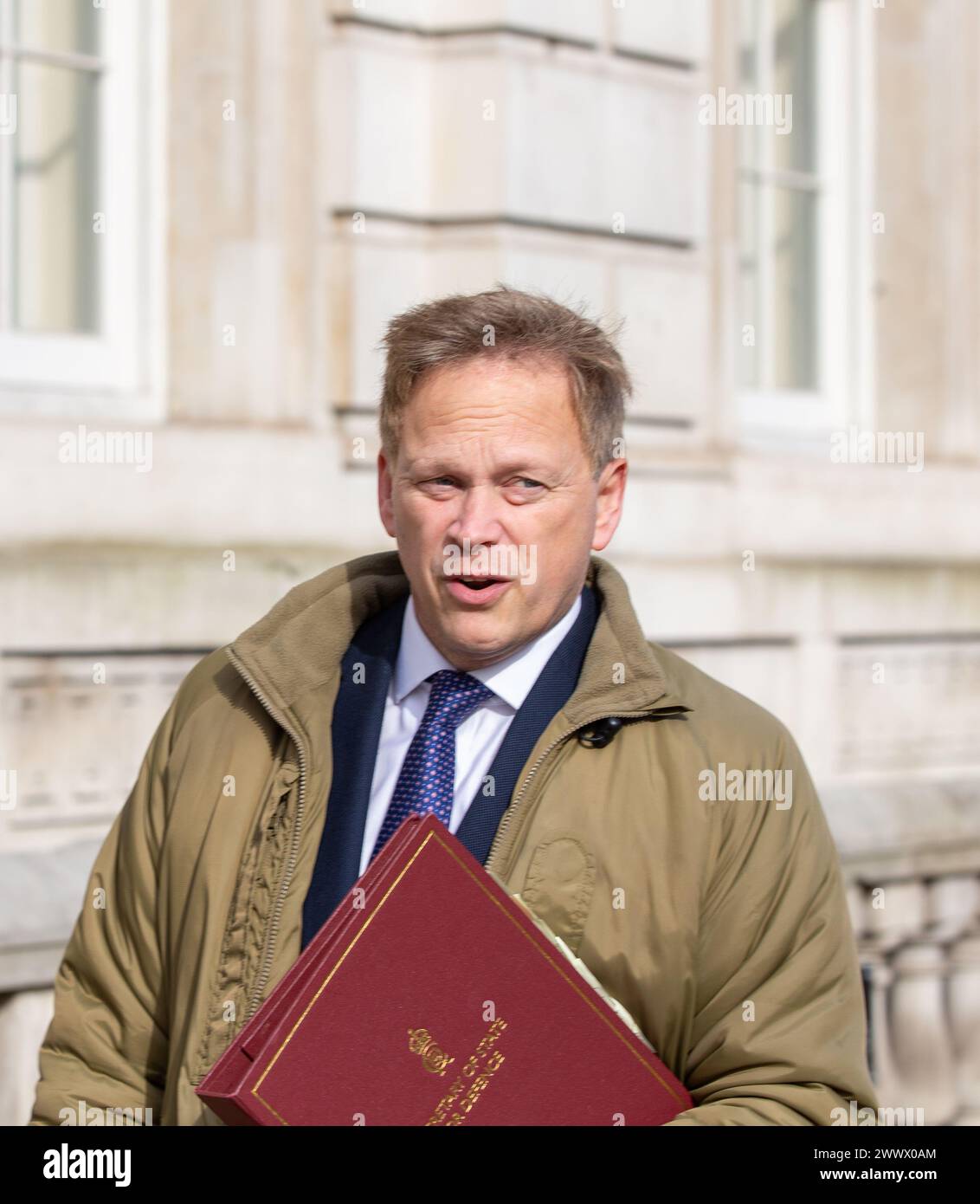 London, UK. 26th Mar, 2024. Grant Shapps Defence Secretary was seen ...