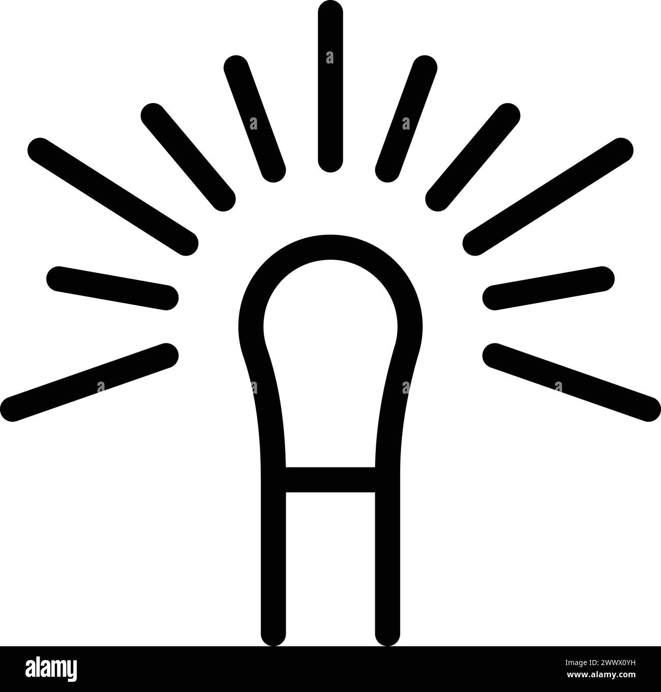 Photon ray icon outline vector. Laser weapon. Futuristic beam gun Stock ...