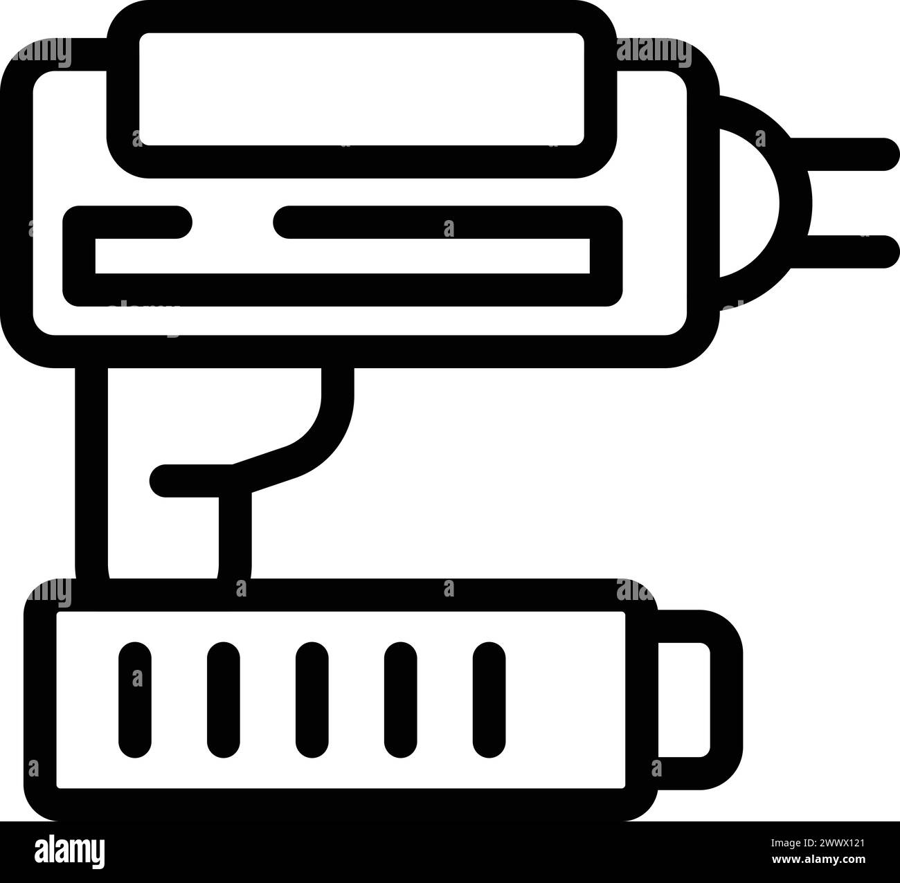 Ray laser blaster icon outline vector. Alien future game. Advanced ...
