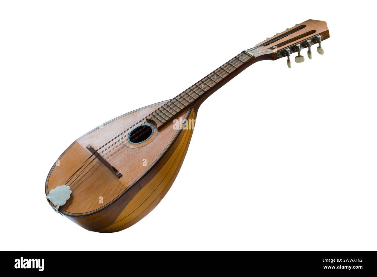 stringed musical instrument isolated on white background Stock Photo ...