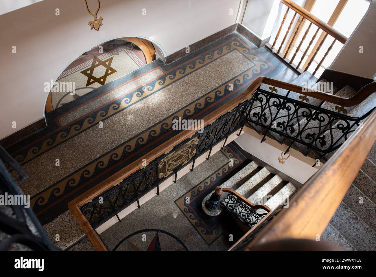 Details of the interior of the Great Synagogue in Tbilisi, Georgia ...