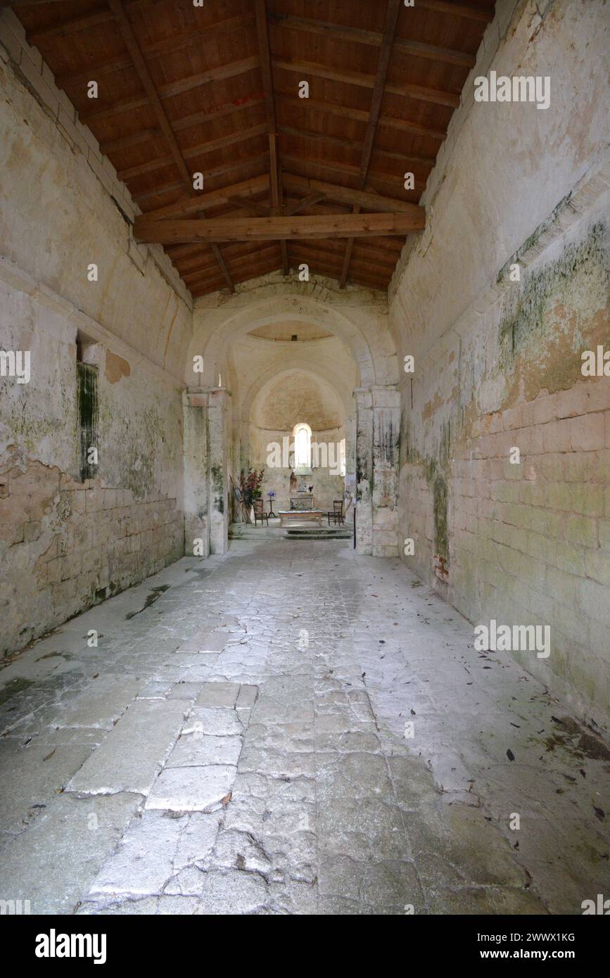 Ancient 9th Century Church at Saint-Surin, Charente, France Stock Photo ...