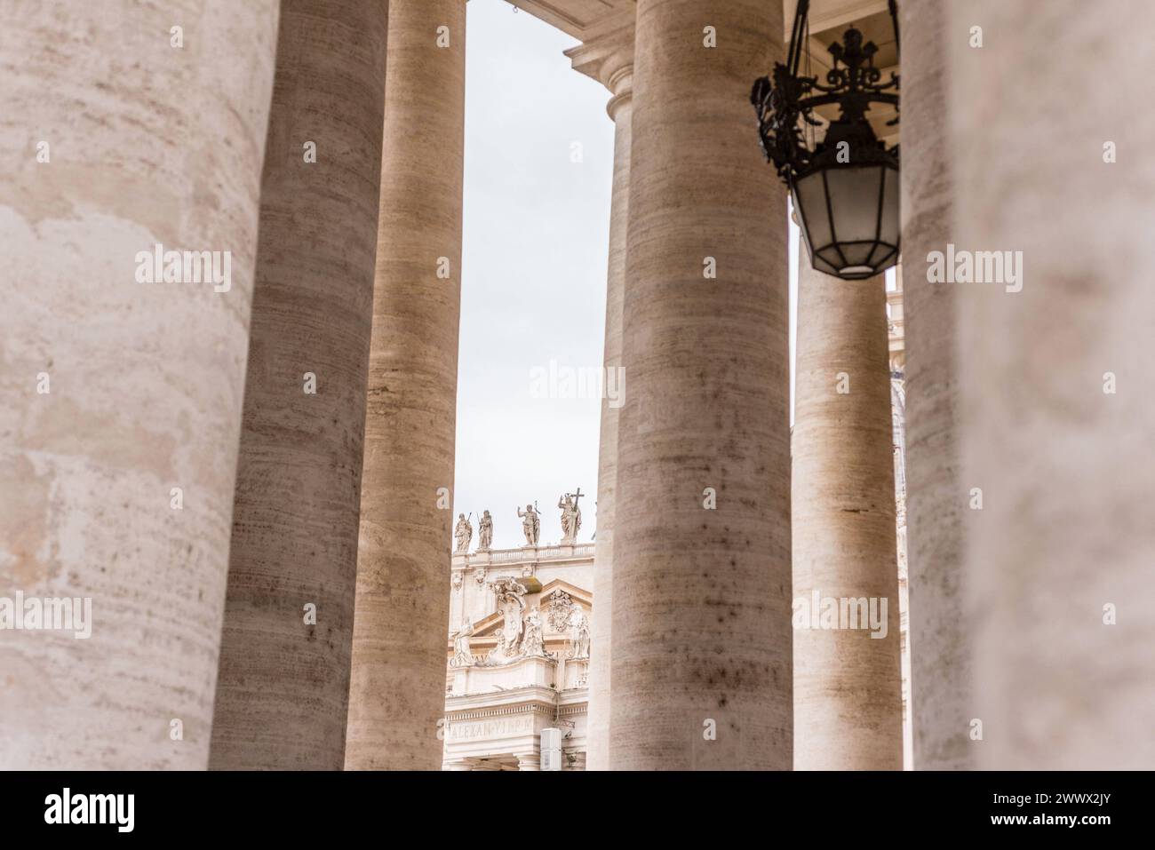 Am Vatikan in Rom, Italien. In der historischen Altstadt von Rom *** At ...