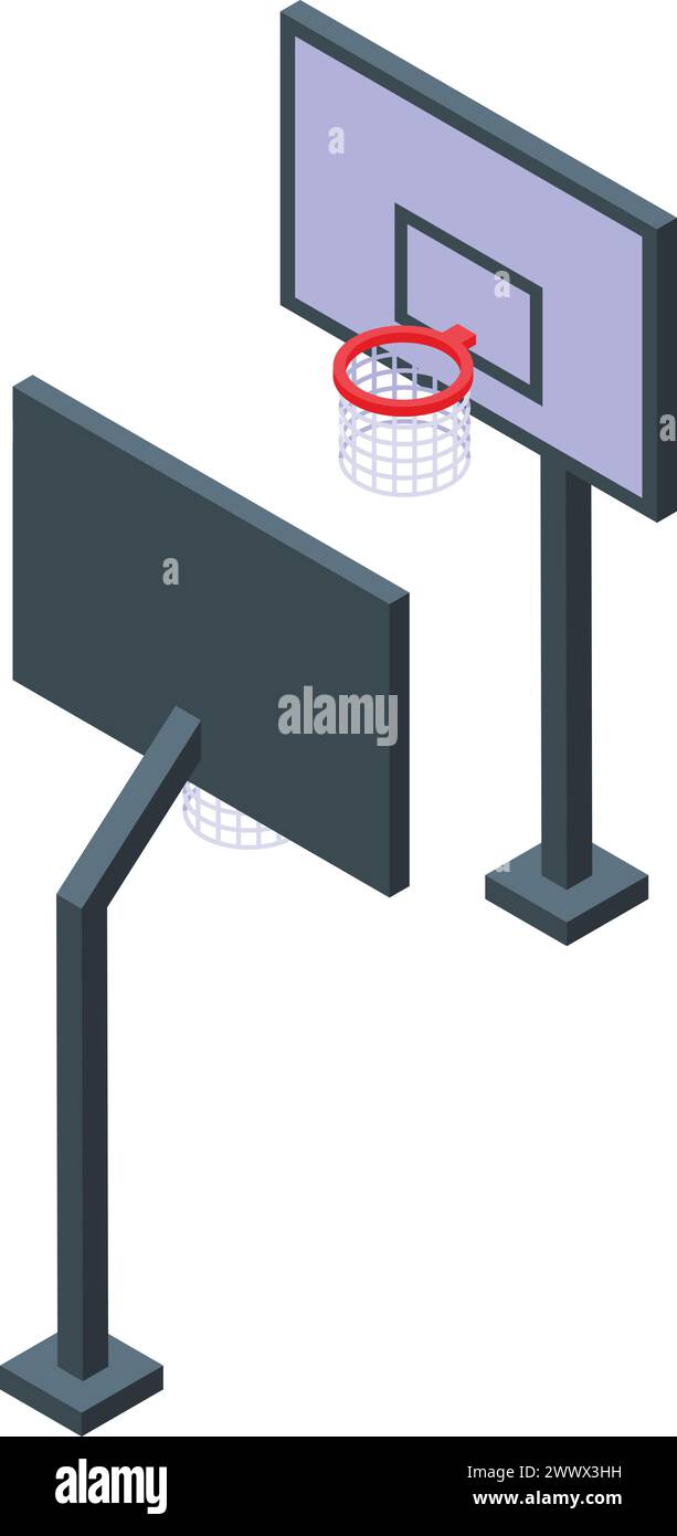 Metal basketball hoop Stock Vector Images - Alamy