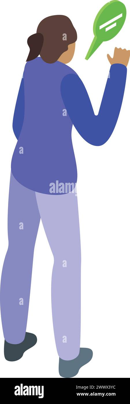 Serious family conversation Stock Vector Images - Alamy