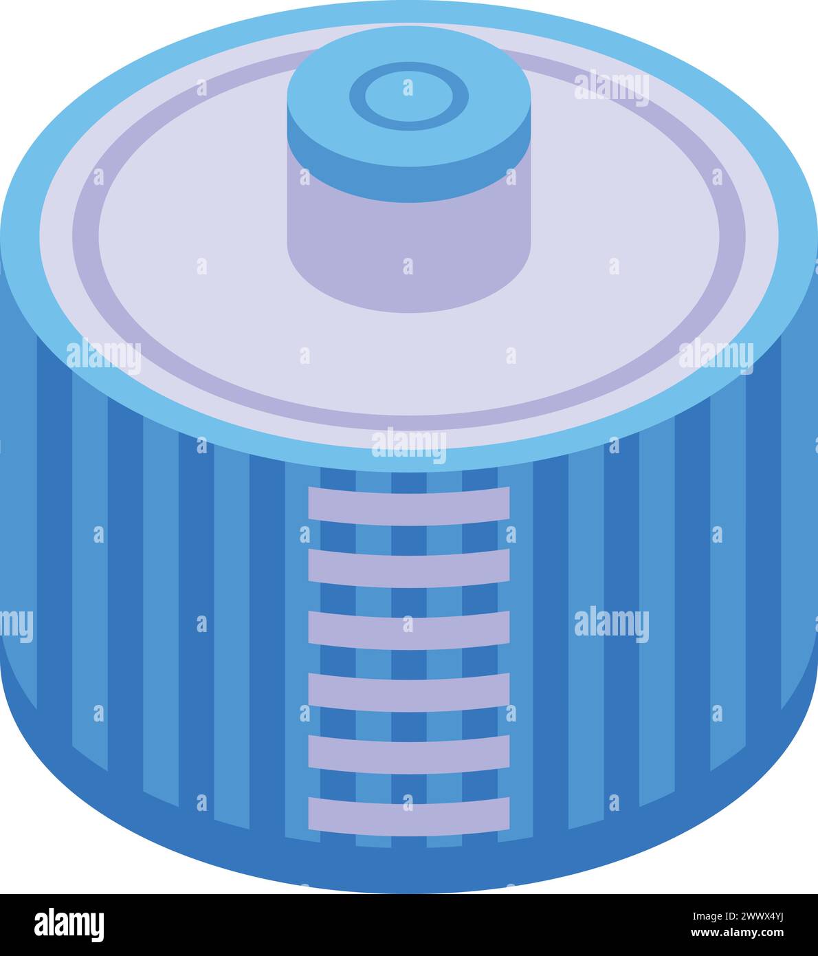 Energy industry biogas icon isometric vector. Tank bio organic. Rural ...