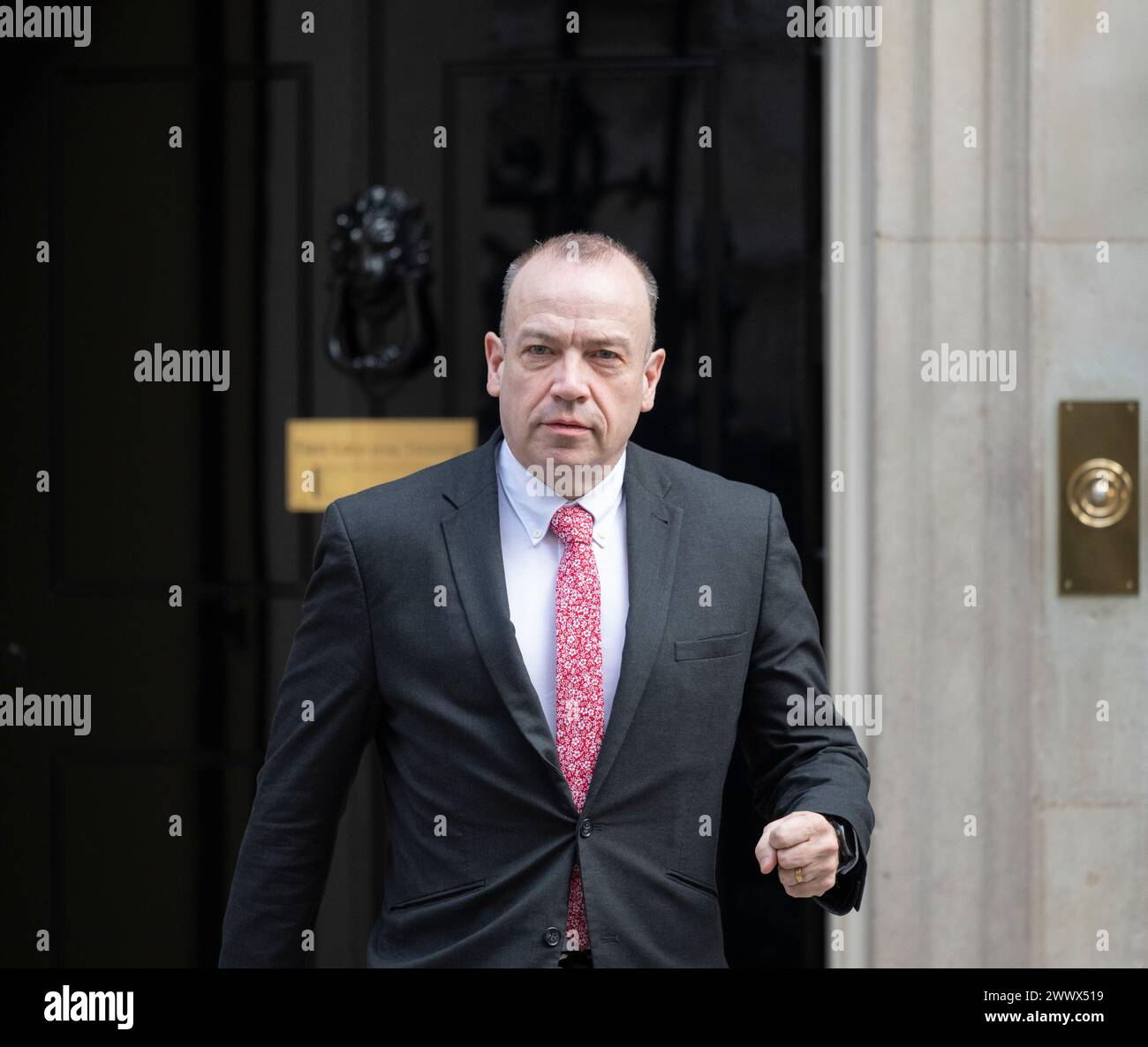 Downing Street, London, UK. 26th March, 2024. Chris Heaton-Harris MP ...