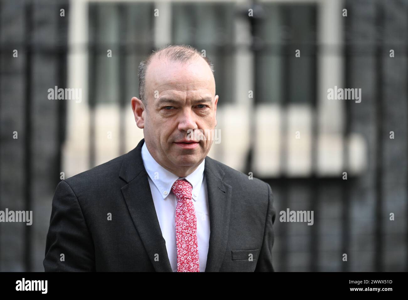 Downing Street, London, UK. 26th March, 2024. Chris Heaton-Harris MP ...