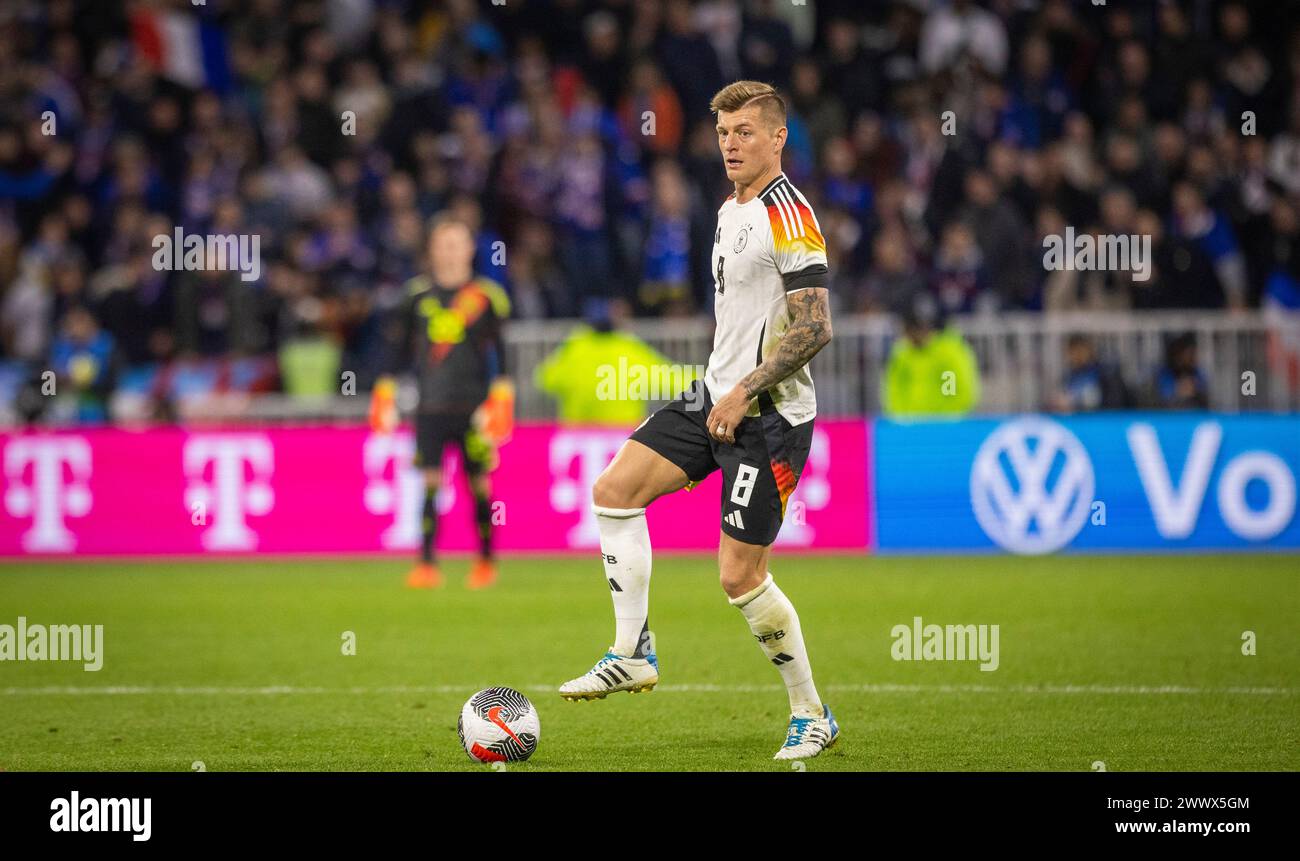 Lyon, France. 23rd Mar 2024. Toni Kroos (Deutschland) Frankreich ...