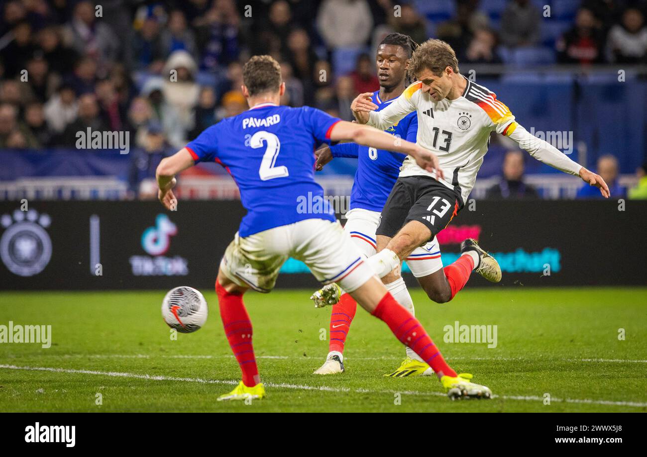 Lyon, France. 23rd Mar 2024. Robert Andrich (Deutschland) Benjamin ...