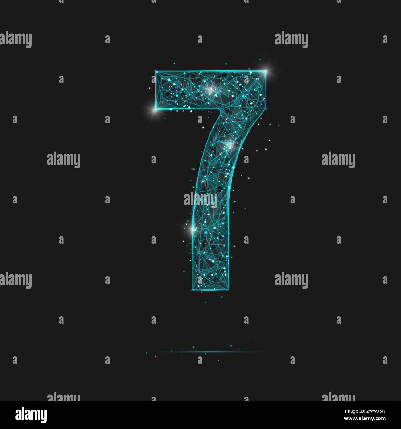 Shards of glass in object Stock Vector Images - Alamy