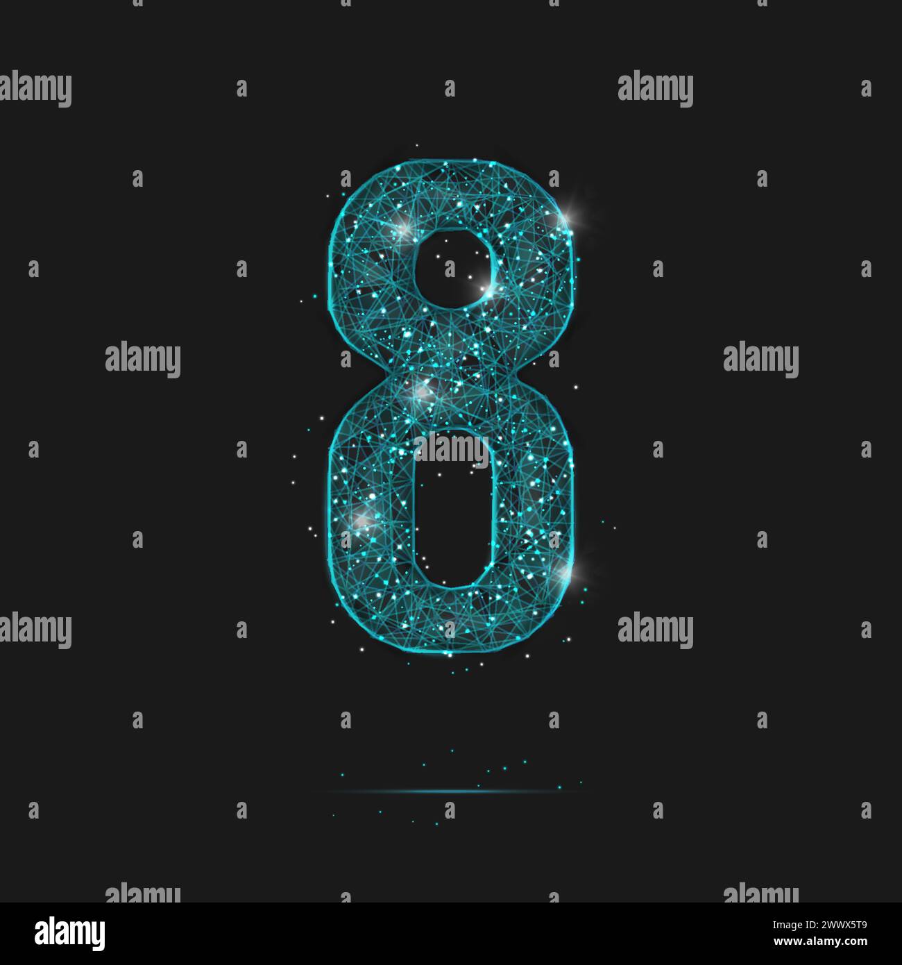 Letter a wireframe hi-res stock photography and images - Alamy