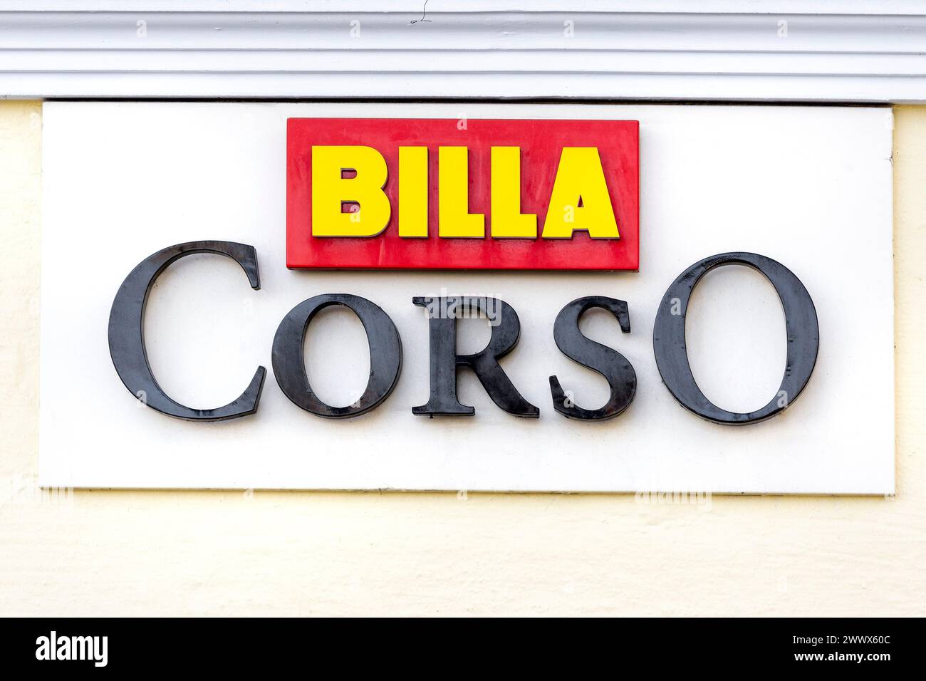 Billa supermarket logo hi-res stock photography and images - Alamy