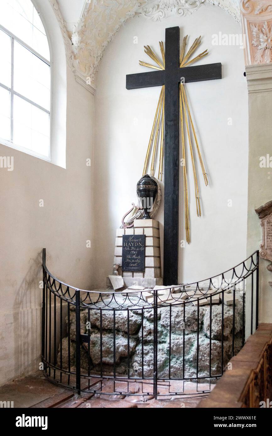 Michael Haydn's Tomb In St. Peter's Abbey, Salzburg City, Austria Stock ...