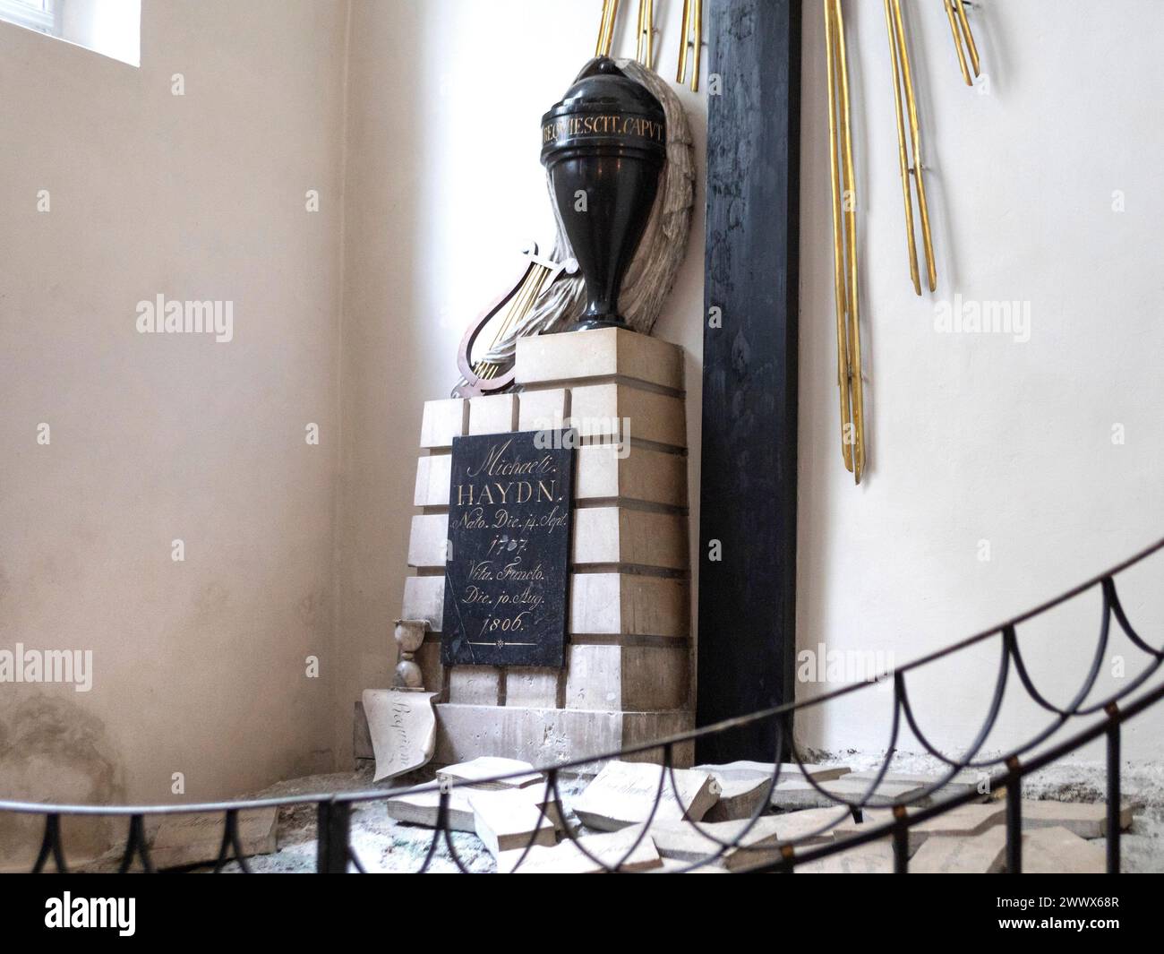 Michael Haydn's Tomb In St. Peter's Abbey, Salzburg City Stock Photo ...