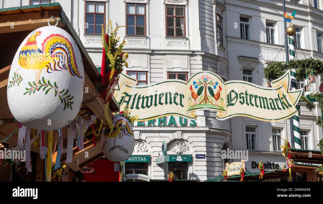 Vienna freyung altwiener ostermarkt hi-res stock photography and images ...
