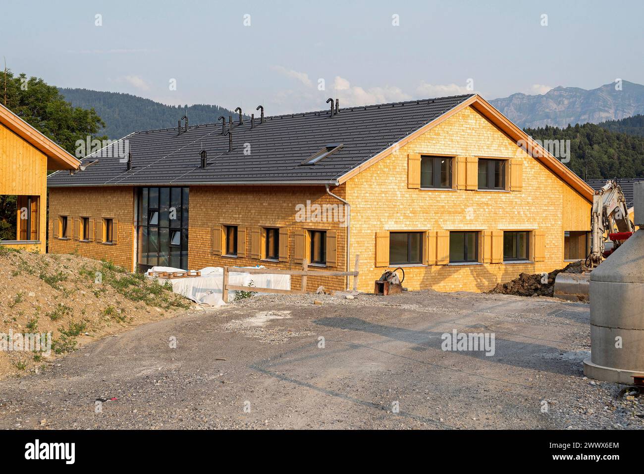 Construction Site, Residential Building Stock Photo - Alamy