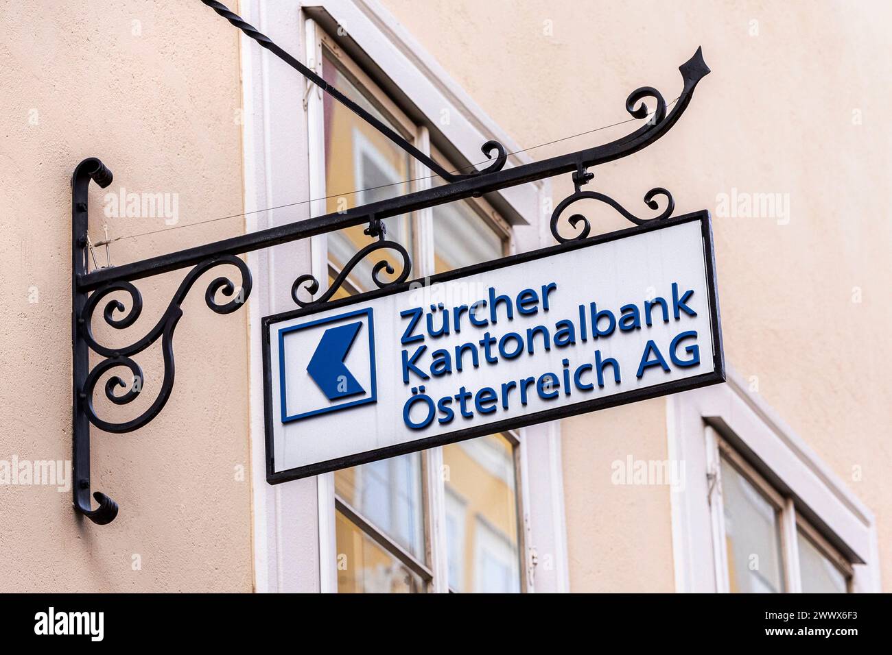 Swiss company logos on city hi-res stock photography and images - Alamy