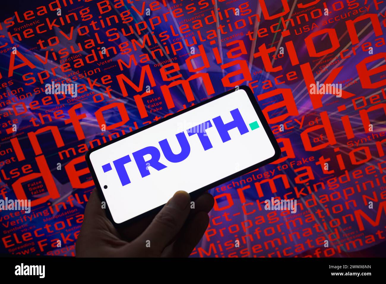 Truth social logo hi-res stock photography and images - Alamy