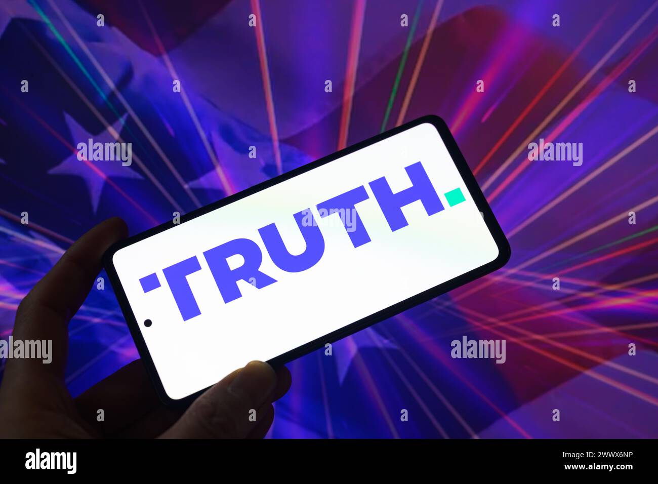Truth social logo hi-res stock photography and images - Alamy