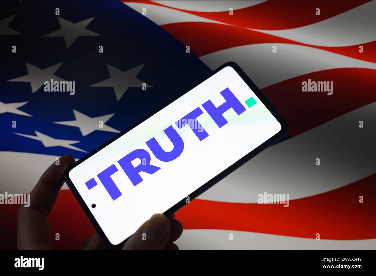 Truth social logo hi-res stock photography and images - Alamy