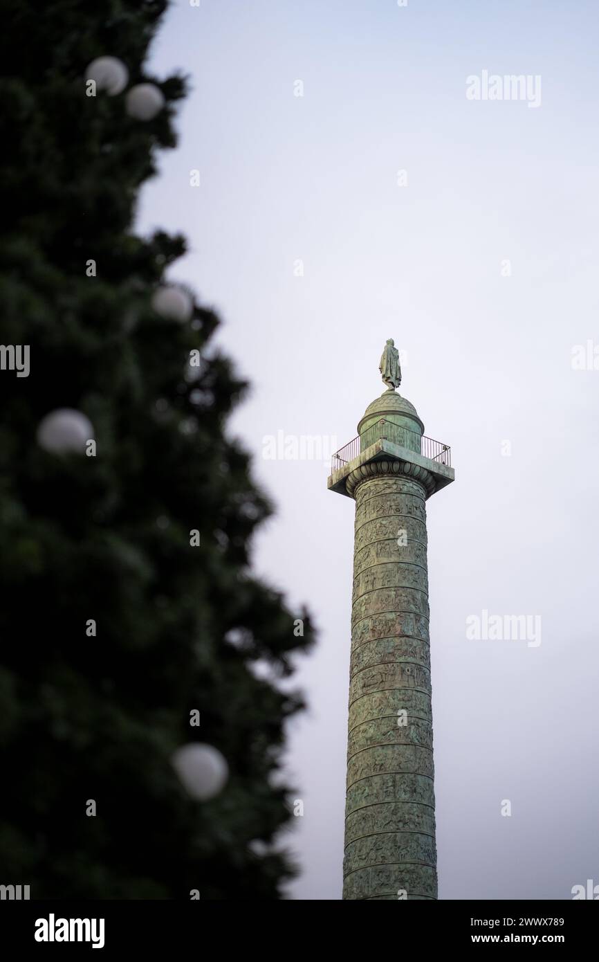 The Vendome Column in Paris, France Stock Photo - Alamy