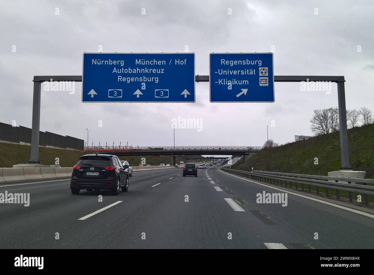 Autobahnkreuz interchange hi-res stock photography and images - Alamy