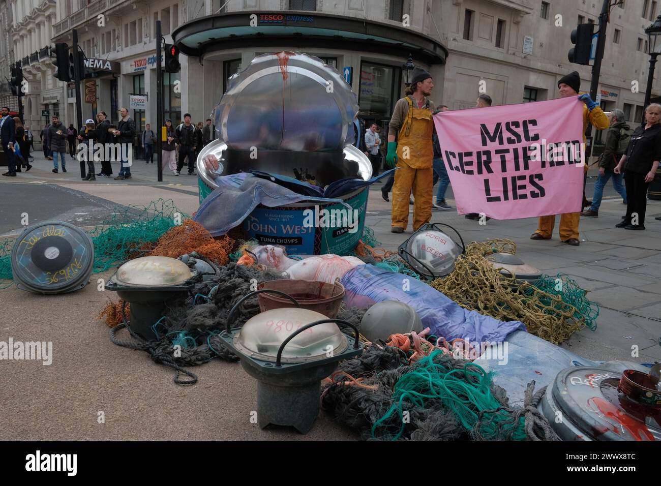 RECORD DATE NOT STATED Protest against Industrial Fishing in London ...