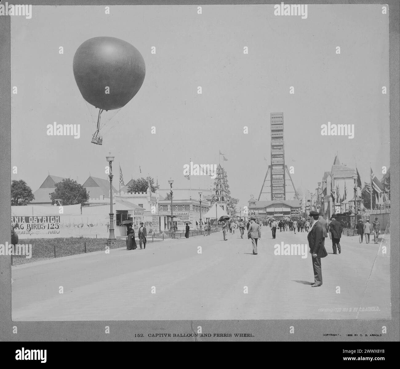 Charles Dudley Arnold - (American, born Canada - Captive Balloon and ...