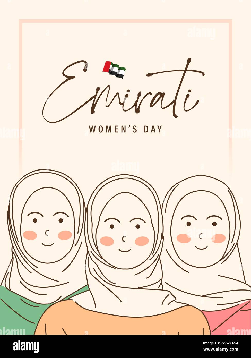 Emirati woman Stock Vector Images - Alamy