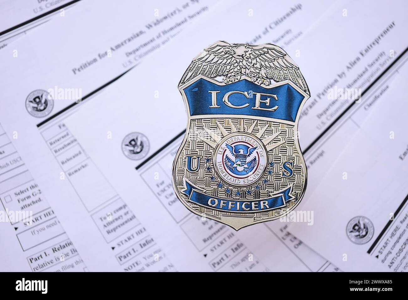 Immigration customs enforcement logo hi-res stock photography and ...