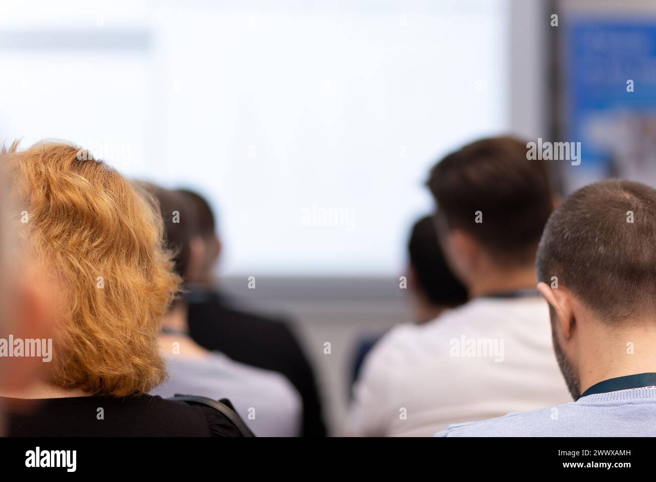 Female conference room back hi-res stock photography and images - Alamy