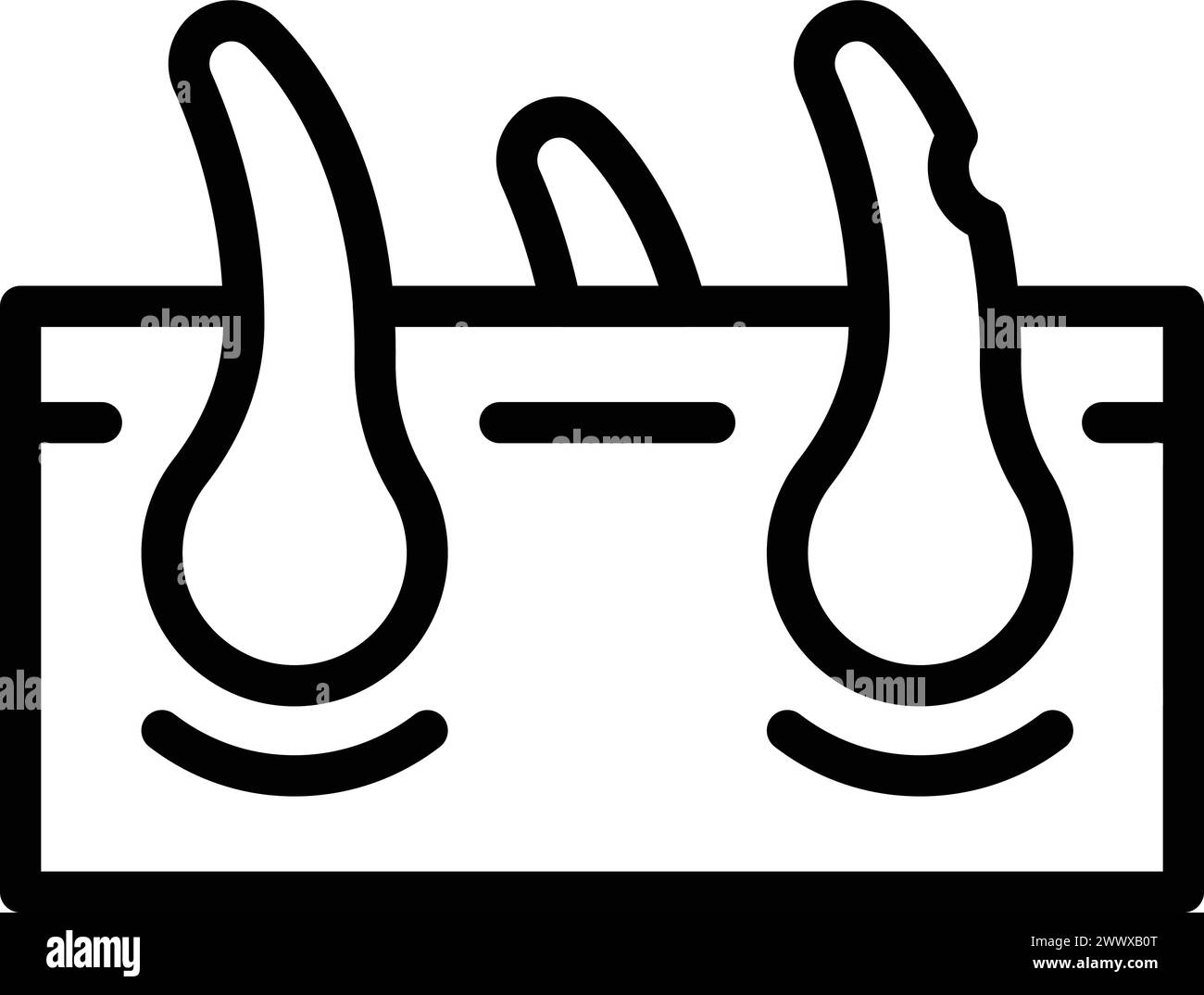 Examination of the scalp Stock Vector Images - Alamy