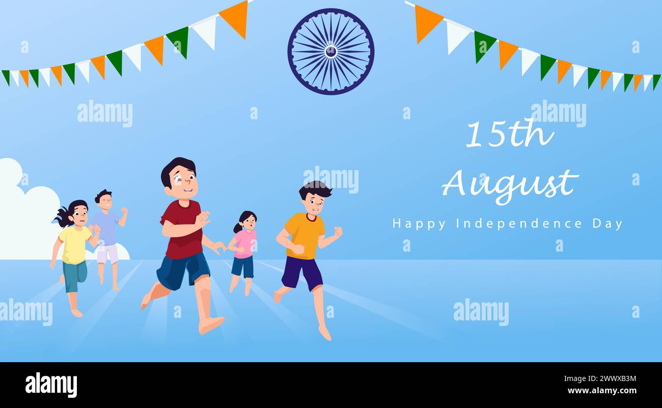 Happy 75th Independence Day of India Vector Illustration. Happy ...