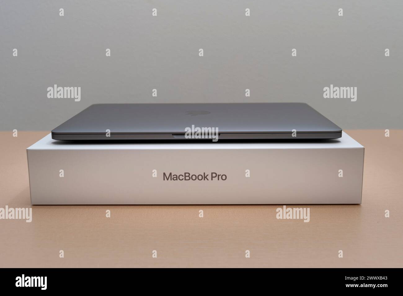 Fuji City, Shizuoka-Ken, Japan - January 22, 2022: MacBook Pro m1 13 ...