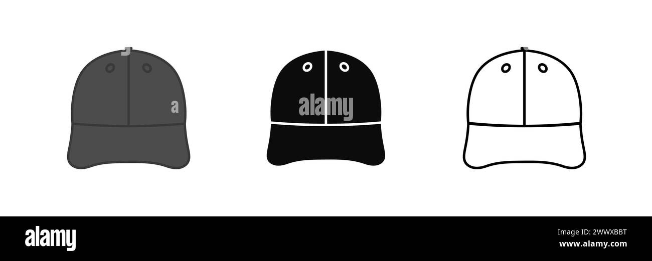 Cap icon. Baseball hat. Vector illustration Stock Vector Image & Art ...