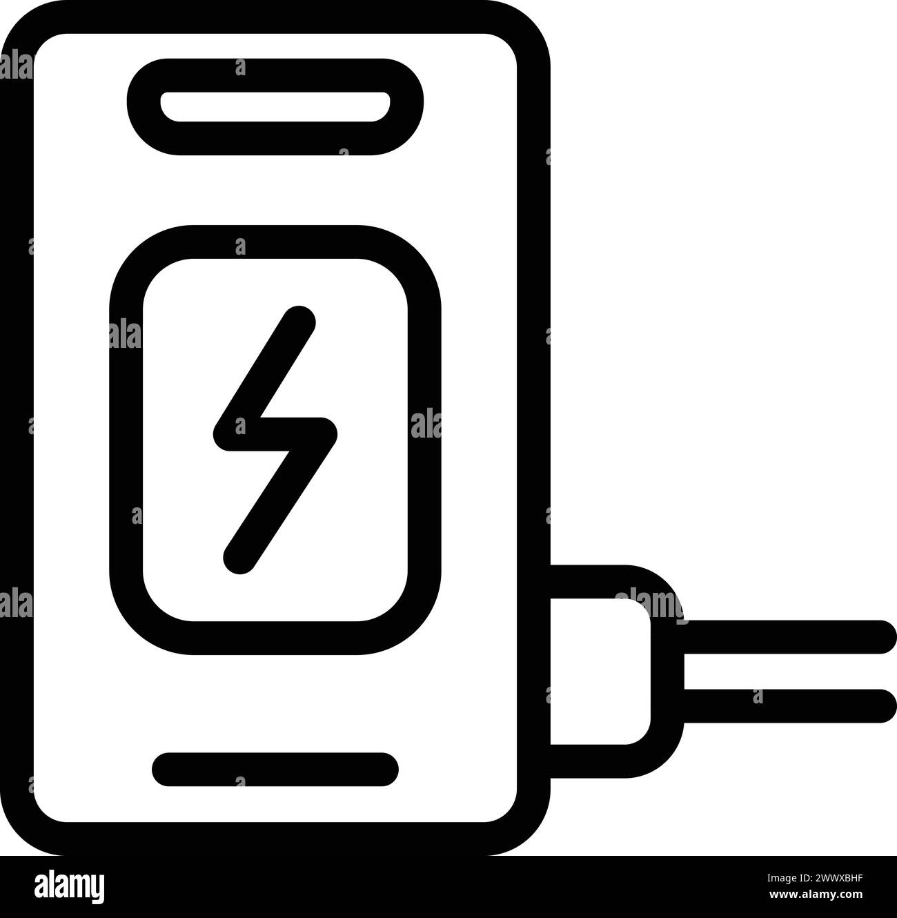 Phone handset connector Stock Vector Images - Alamy