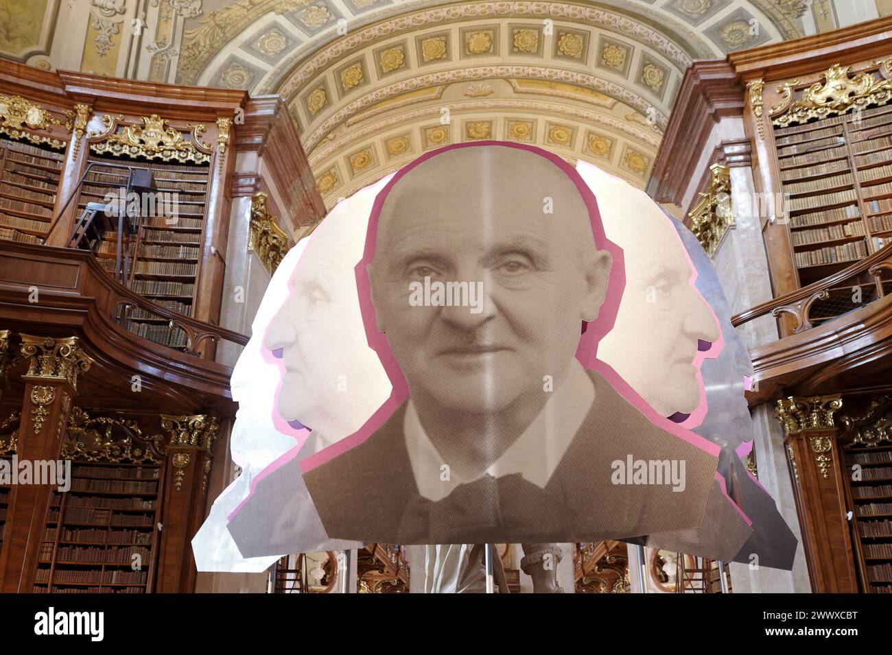 Vienna, Austria. Special exhibition for Anton Bruckner's 200th birthday ...