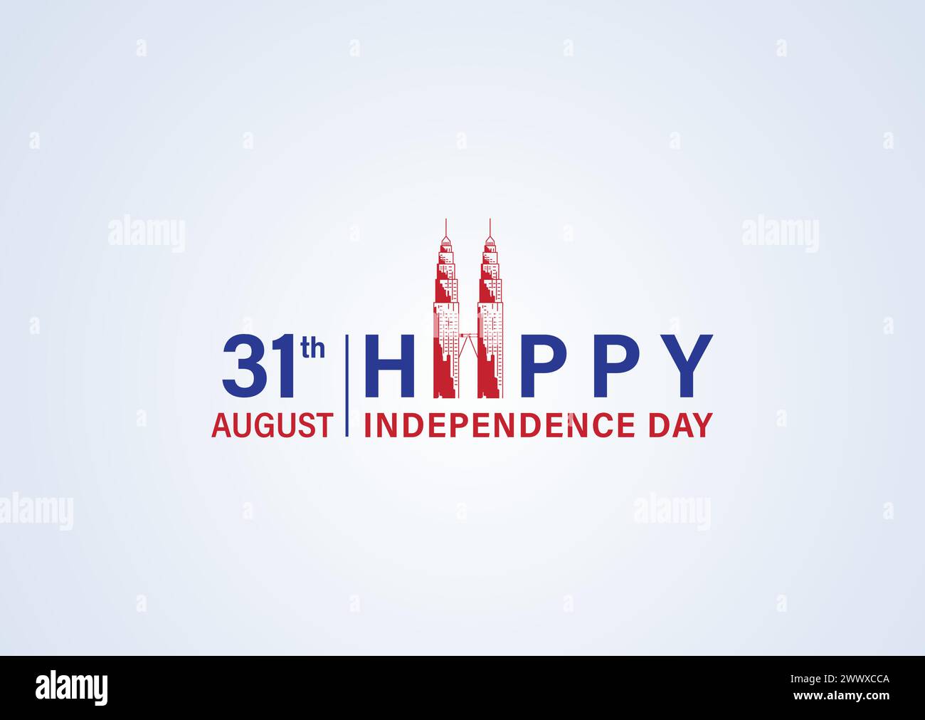 Happy 31st August Malaysia Independence Day Vector Illustration ...