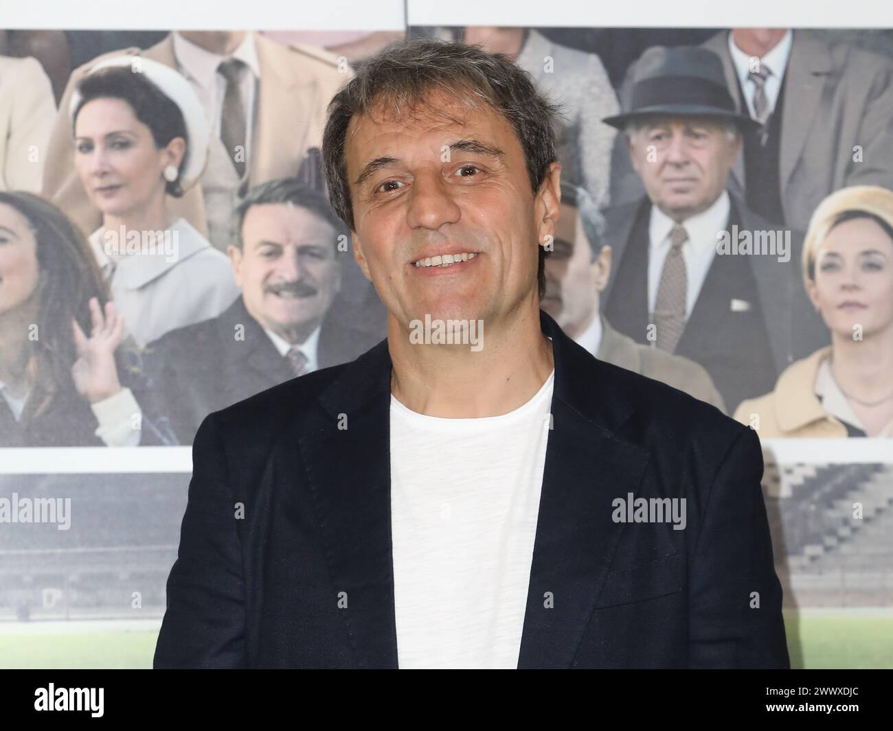 Rome, Italy. 26th Mar, 2024. Rome, Adriano cinema, photocall for the film "Zamora". In the photo ...