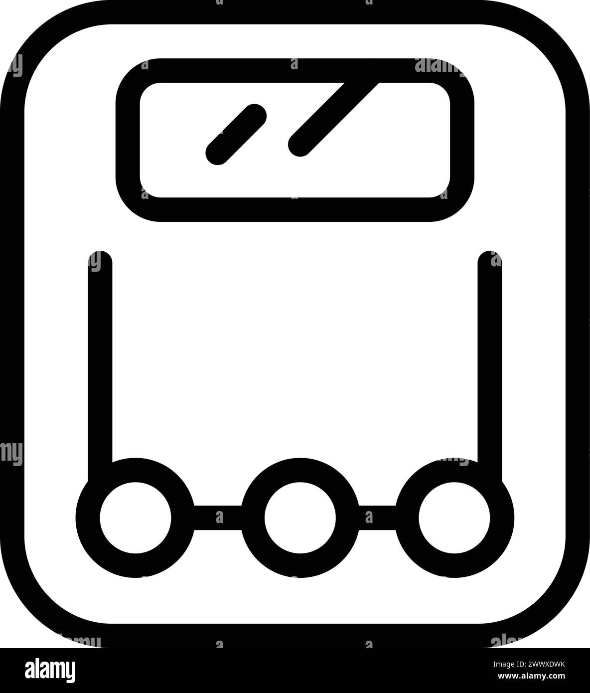 Digital kitchen weighing scale Black and White Stock Photos & Images ...