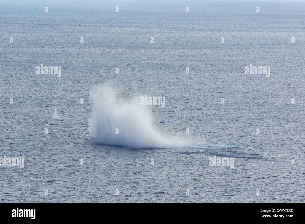 Aircraft explosion sea hi-res stock photography and images - Alamy