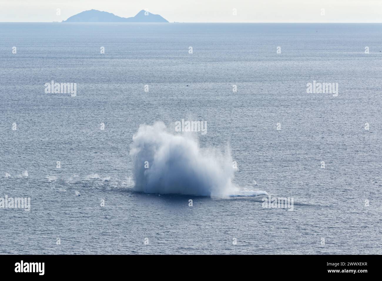 Aircraft explosion sea hi-res stock photography and images - Alamy