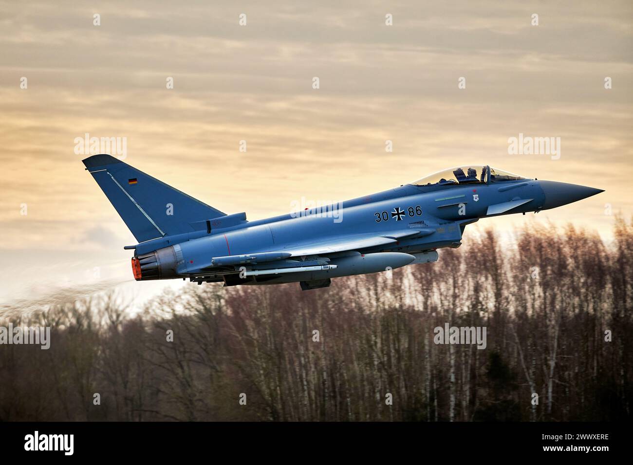Laage, Germany: 02-07-2024: Eurofighter - Typhoon Fighter Jet Taking ...