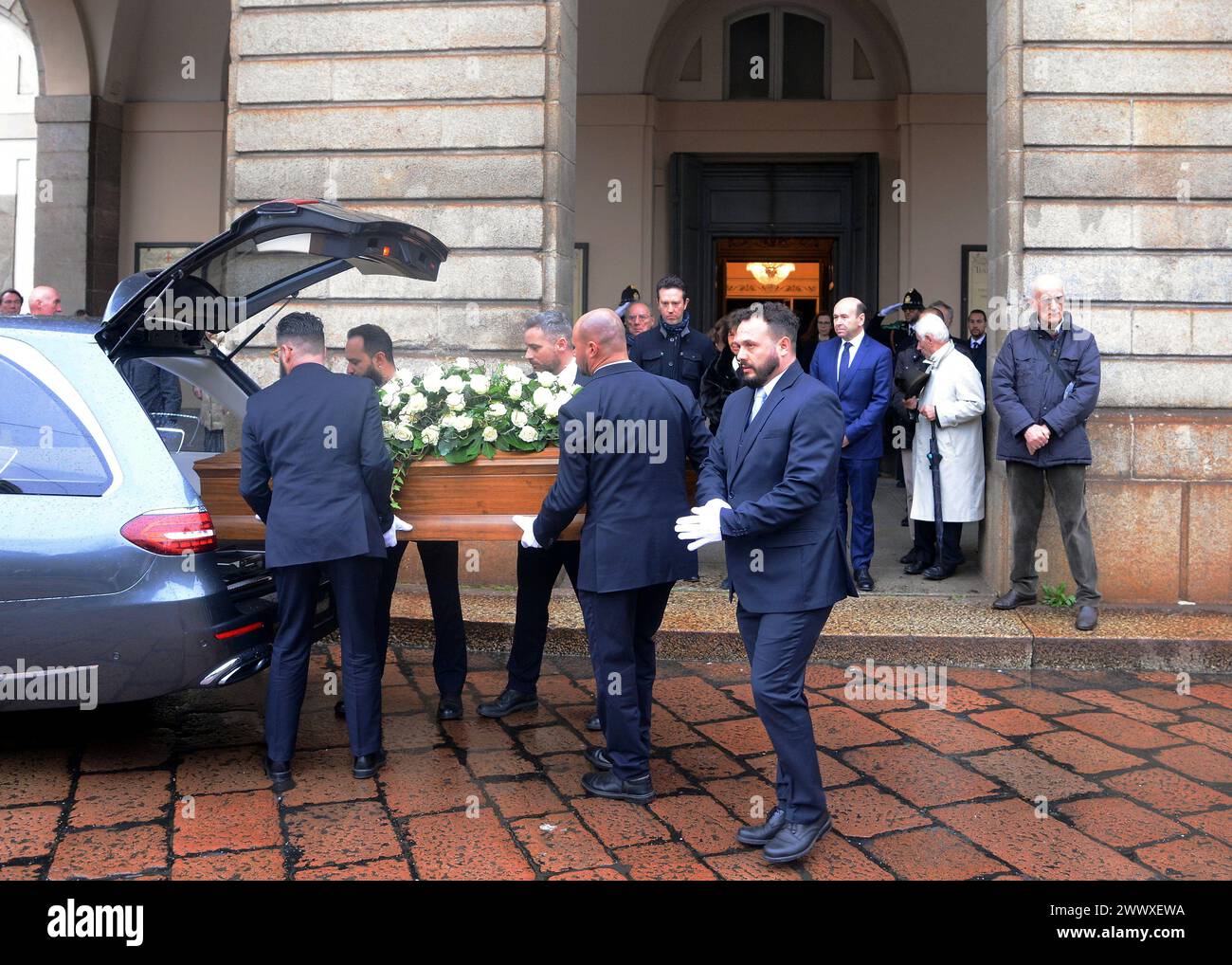Milan, Italy. 26th Mar, 2024. Milan - Camera Ardente alla Scala for ...